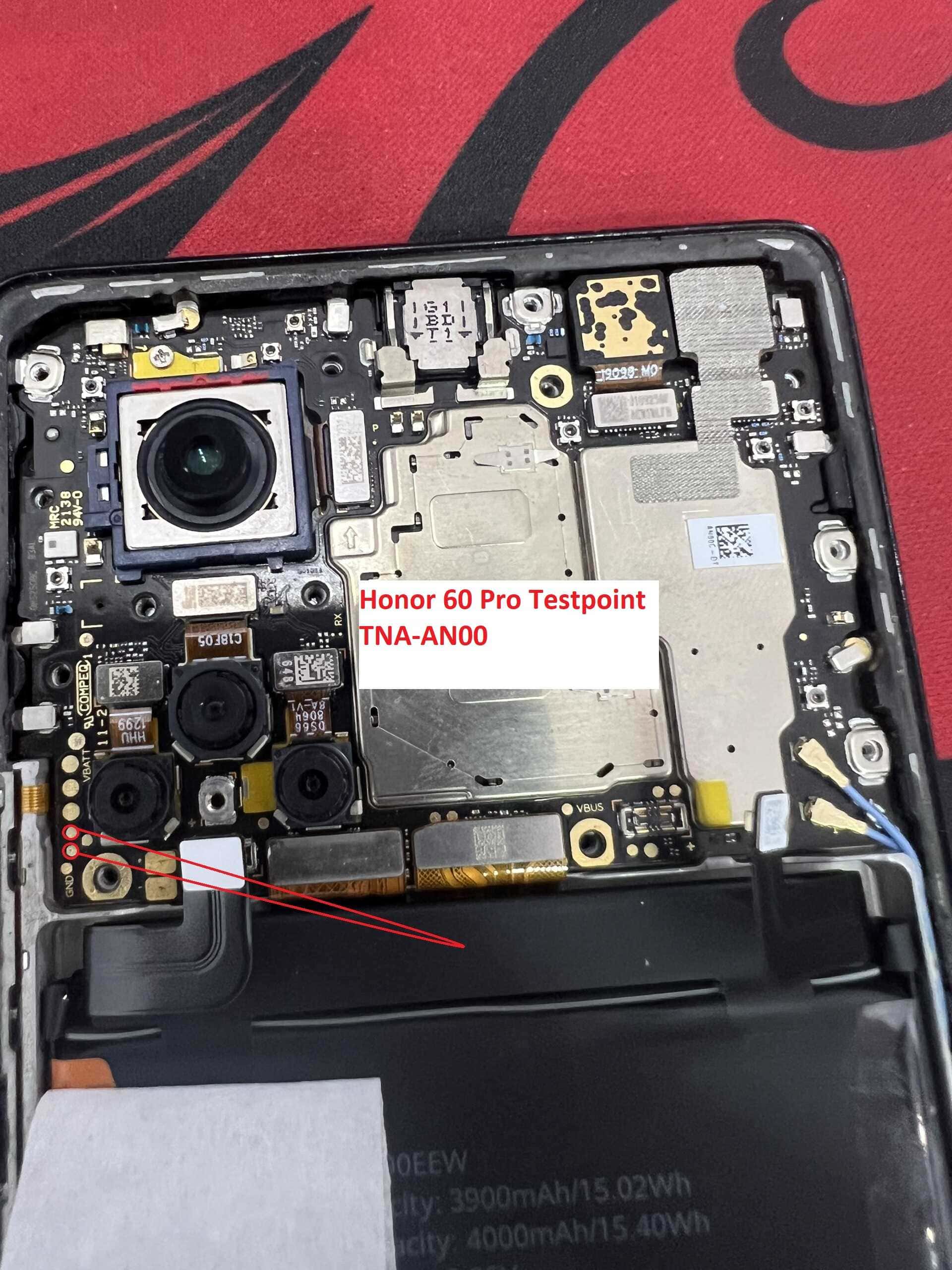 Honor 60 Pro TNA-AN00 | Test Point UnlockTool