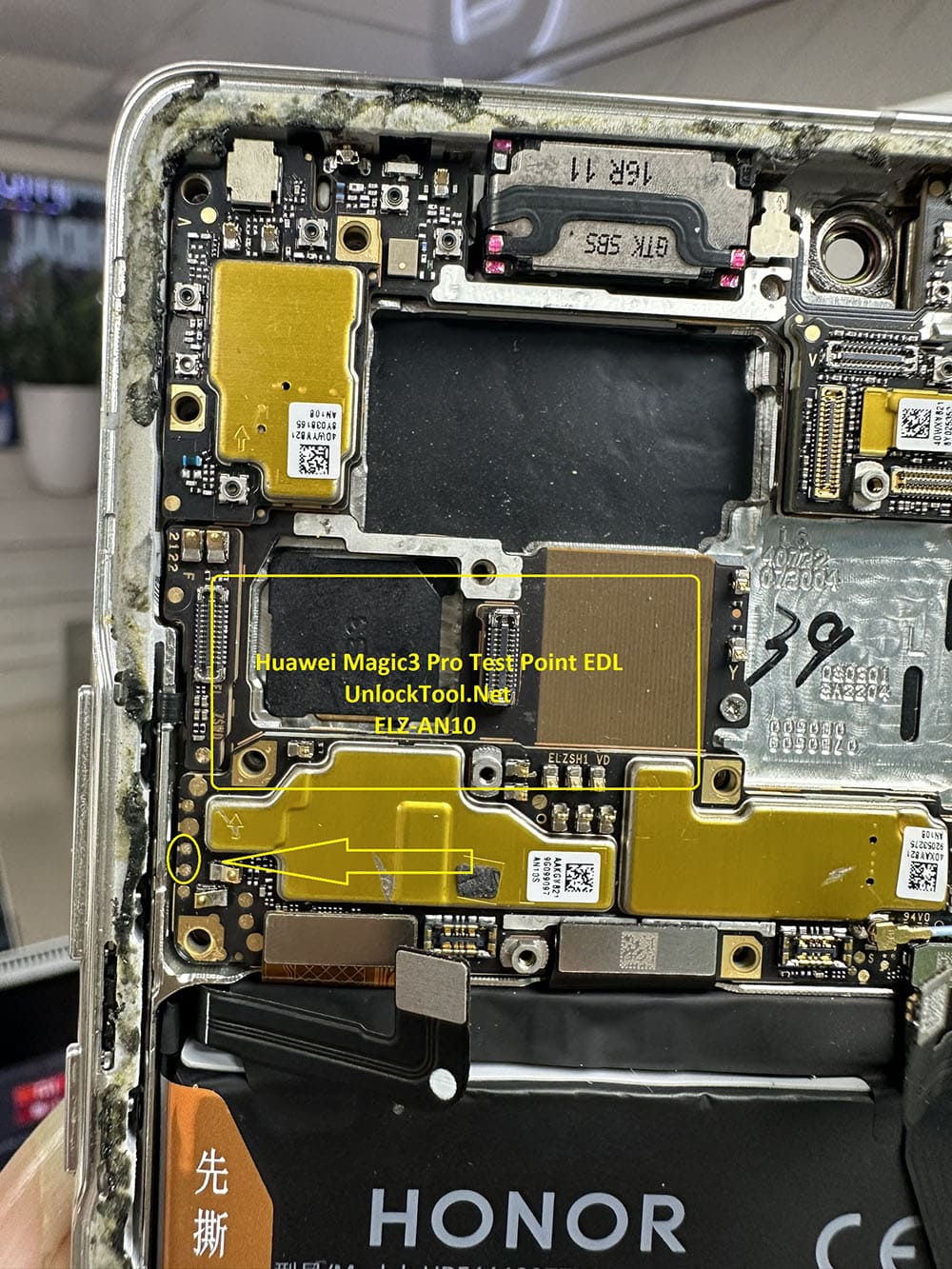 Honor Magic 3 Pro ELZ-AN10 test point | Test Point UnlockTool
