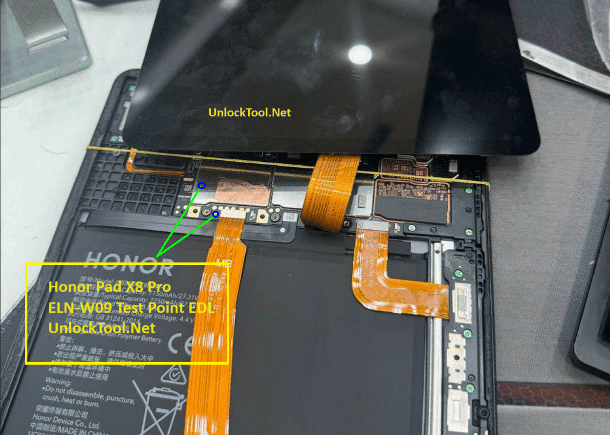 Honor X8 Pro ELN-W09 | Test Point UnlockTool