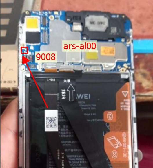 Huawei ARS-AL00 | Test Point UnlockTool