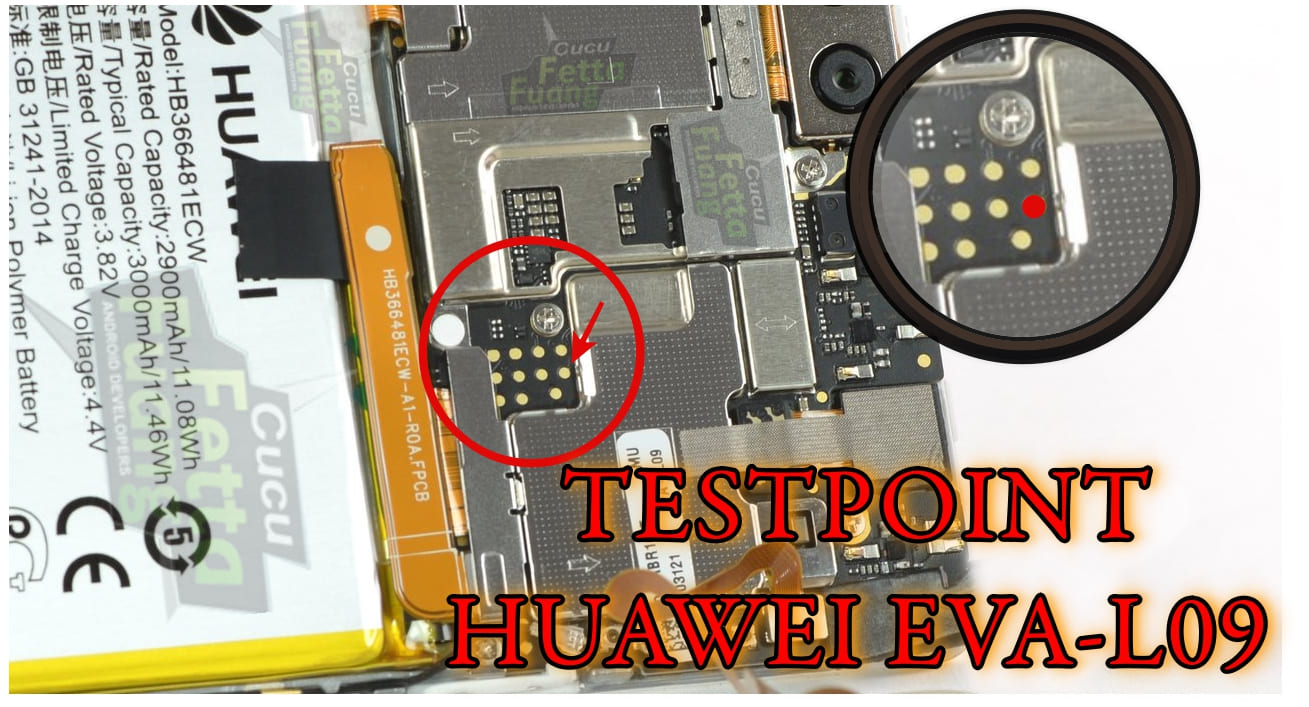 Huawei EVA L09 | Test Point UnlockTool