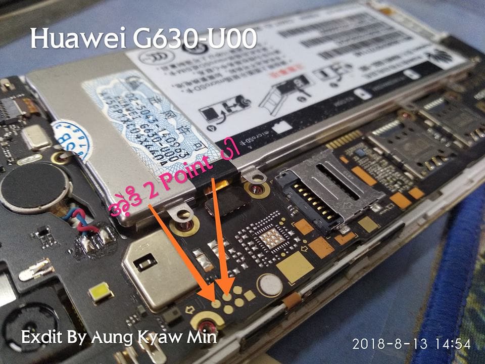 Huawei G630-U00 | Test Point UnlockTool