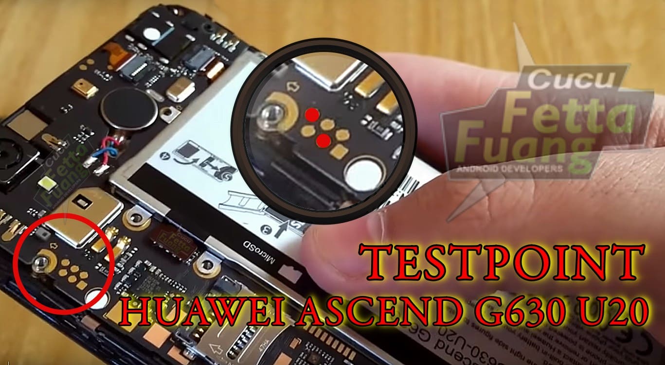 Huawei G630-U20 | Test Point UnlockTool