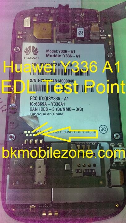Huawei Y336-A1 | Test Point UnlockTool