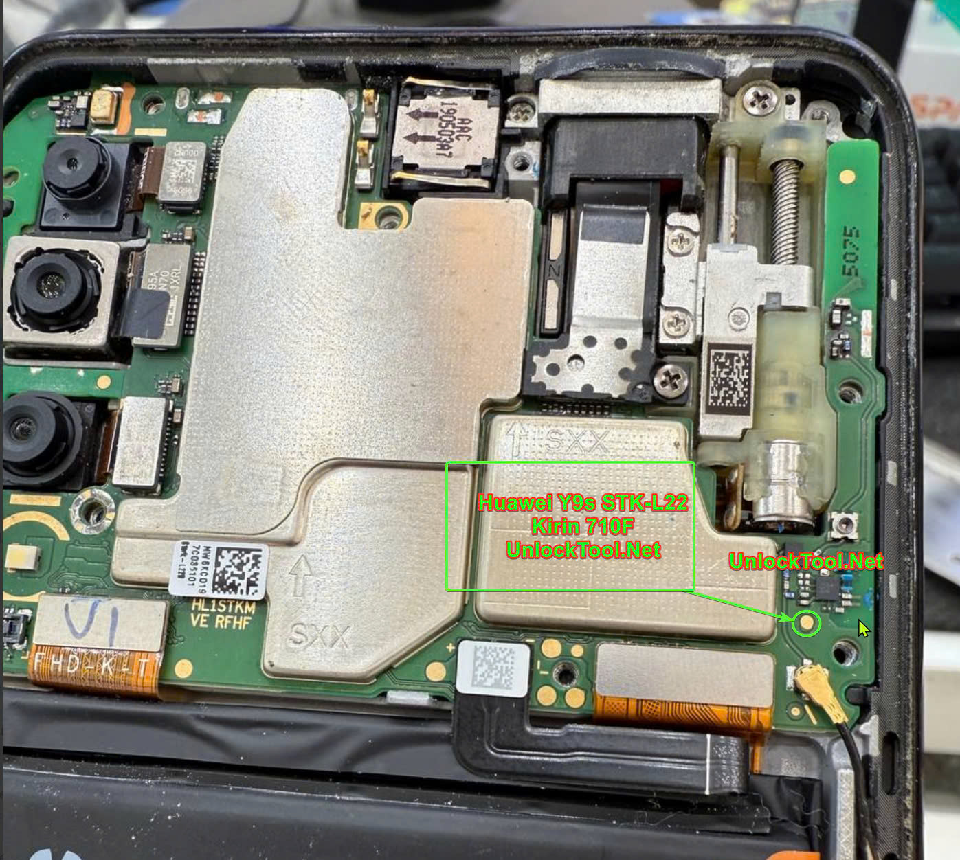 Huawei Y9s STK-L22 | Test Point UnlockTool