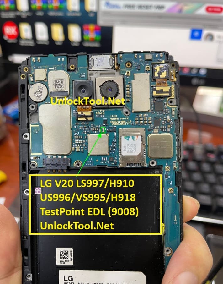 LG V20 LS997 H918 TestPoint EDL (9008) | Test Point UnlockTool