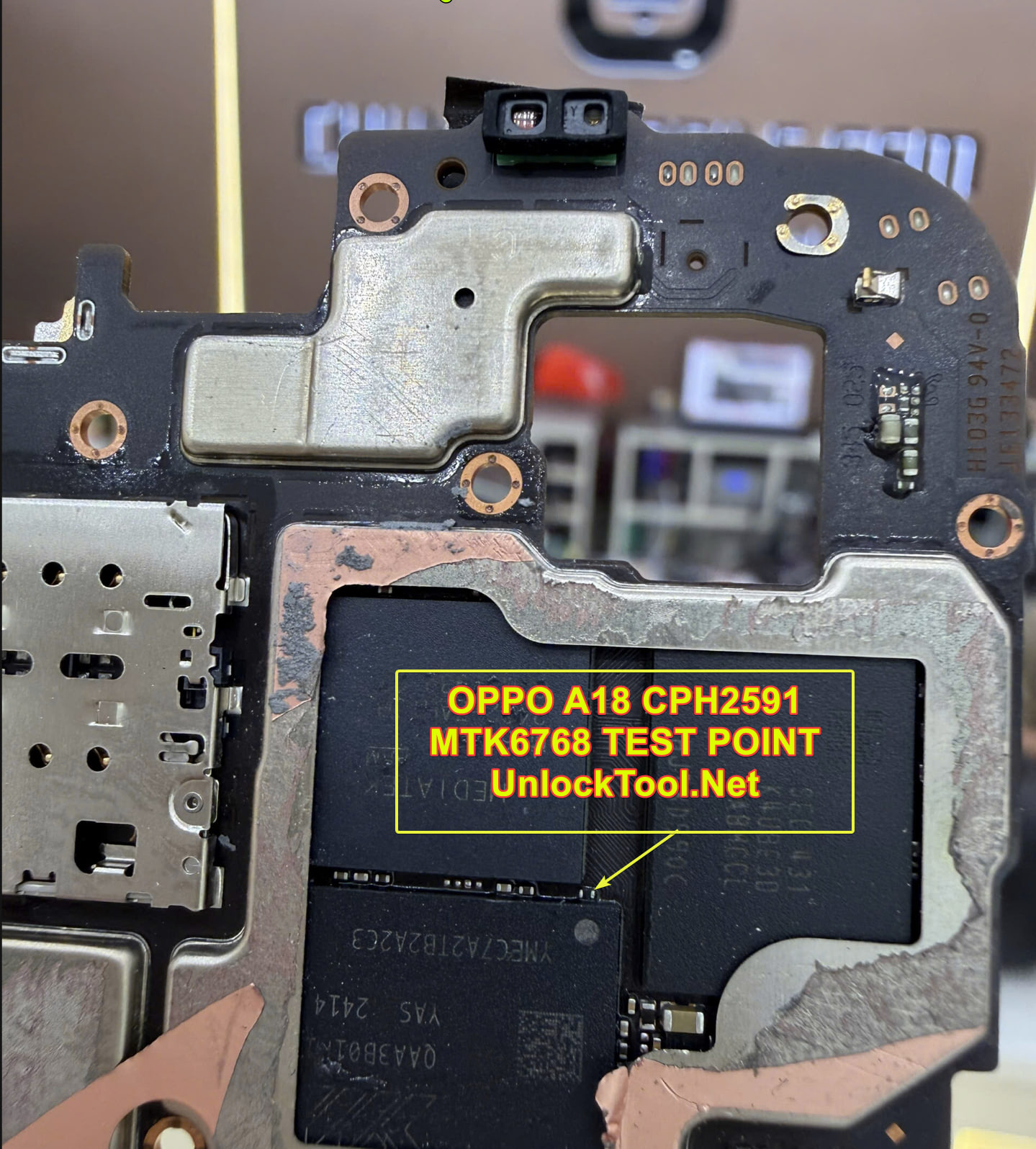 Oppo A3s CPH1803 Pinout | Test Point UnlockTool