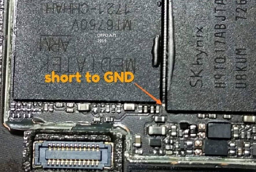 Oppo A3s CPH1803 Pinout | Test Point UnlockTool