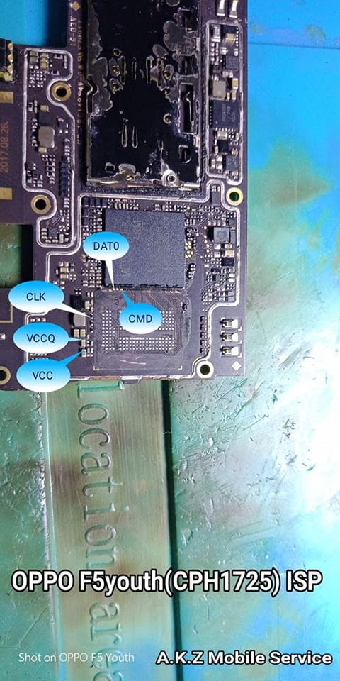 Oppo A3s CPH1803 Pinout | Test Point UnlockTool