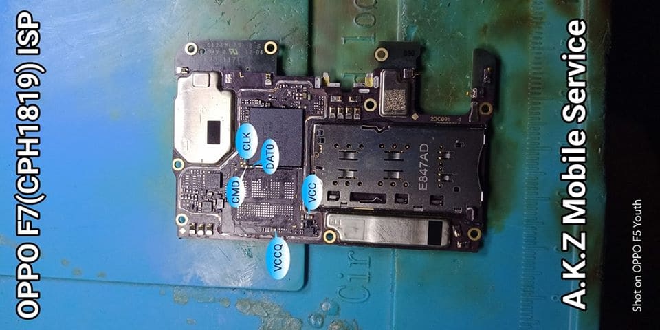 Oppo F7 ISP | Test Point UnlockTool