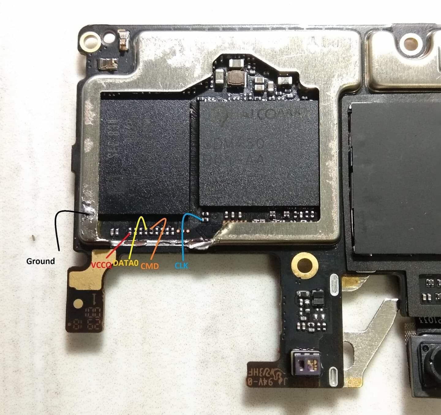 Oppo A3s CPH1803 Pinout | Test Point UnlockTool