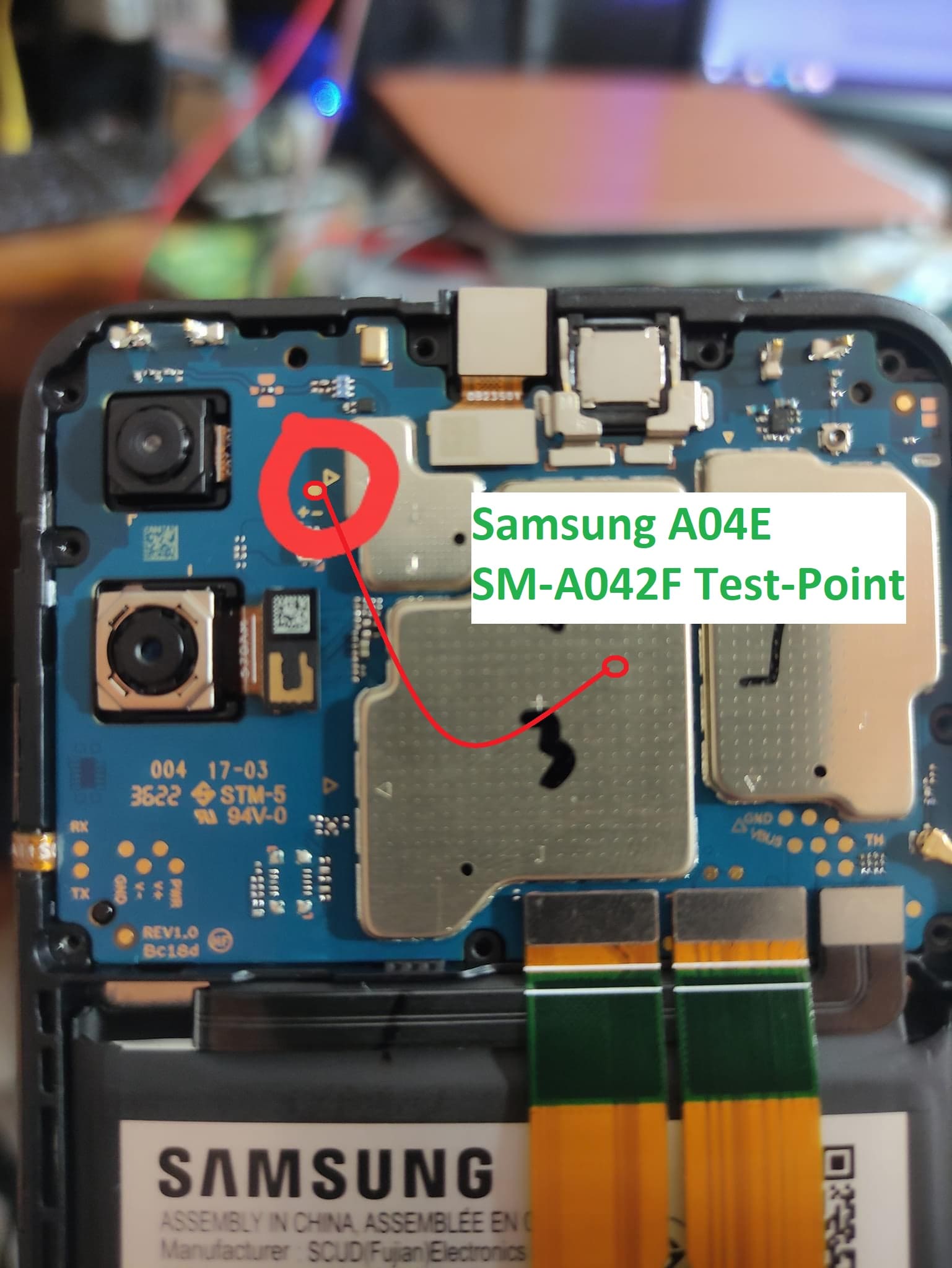 Samsung S21 5G G991B Exynos Test Point | Test Point UnlockTool