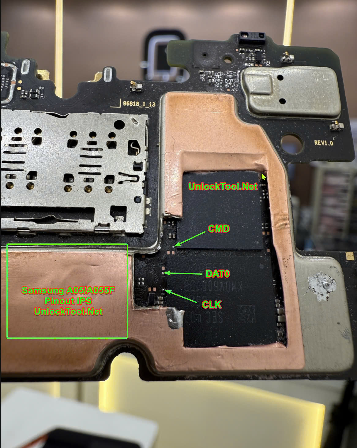 Samsung A15 - A155F-A155M | Test Point UnlockTool