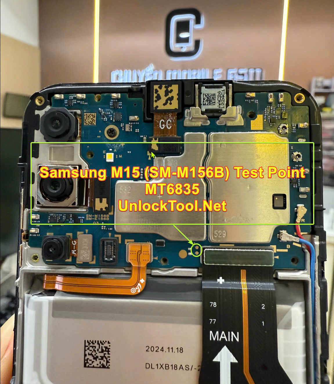 Samsung A15 (A156M) Test Point | Test Point UnlockTool