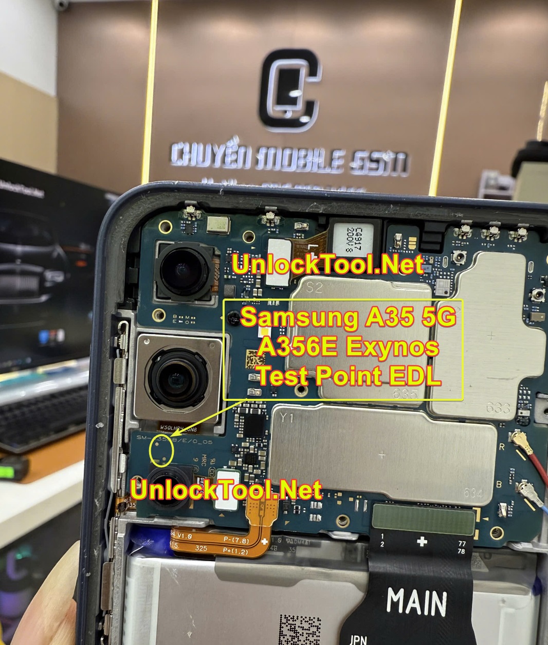 Samsung A03s A037F IPS Pinout | Test Point UnlockTool