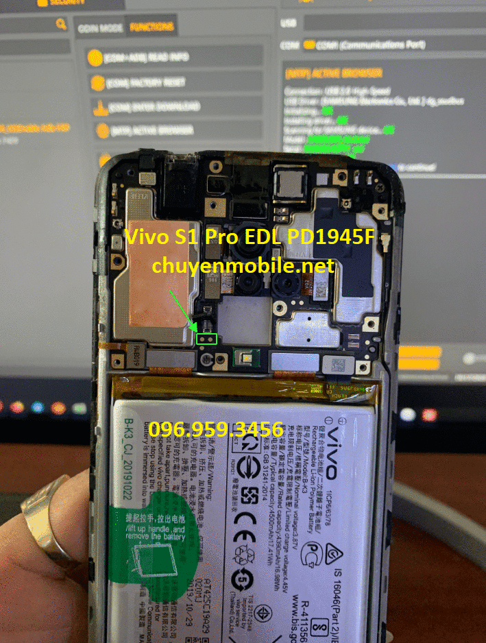 Vivo Y91 | Test Point UnlockTool