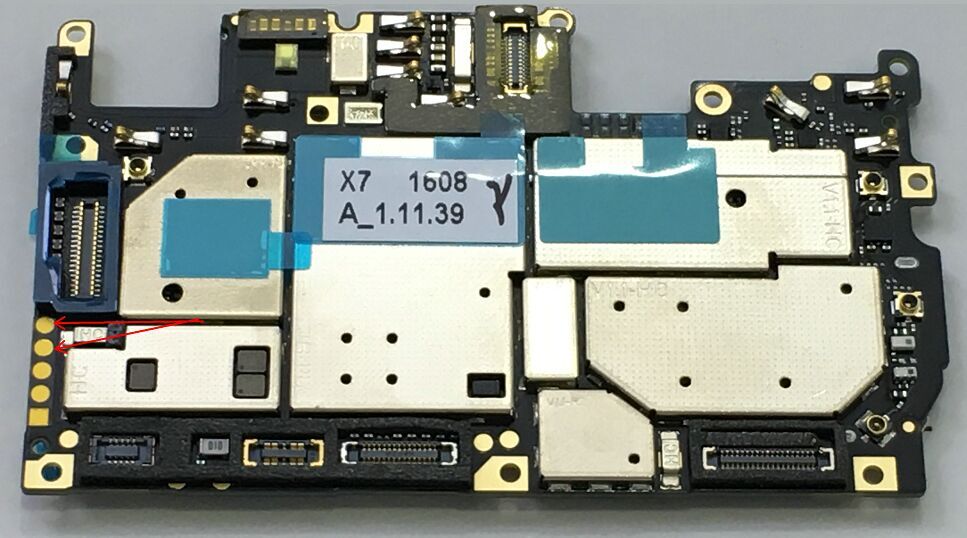 Vivo X7 | Test Point UnlockTool