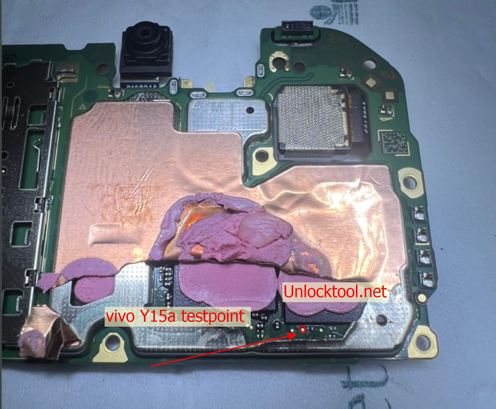 Vivo Y15a Test Point | Test Point UnlockTool