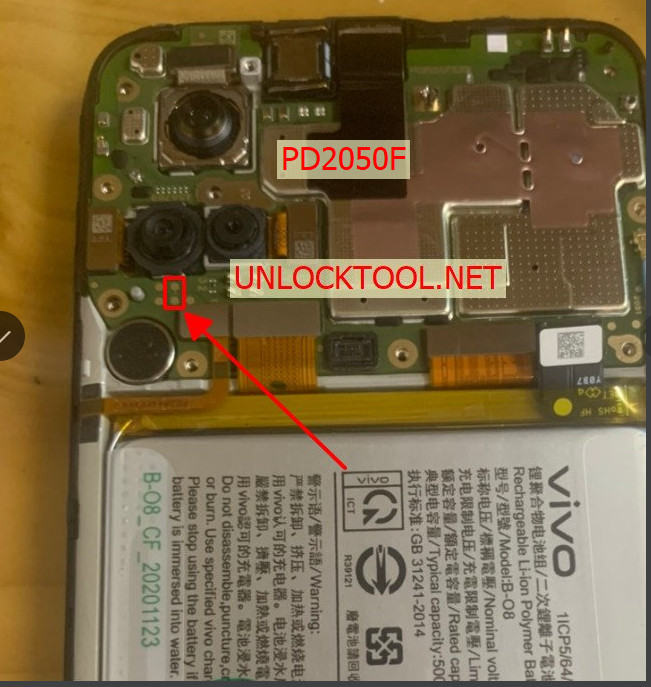 Vivo Y91 | Test Point UnlockTool