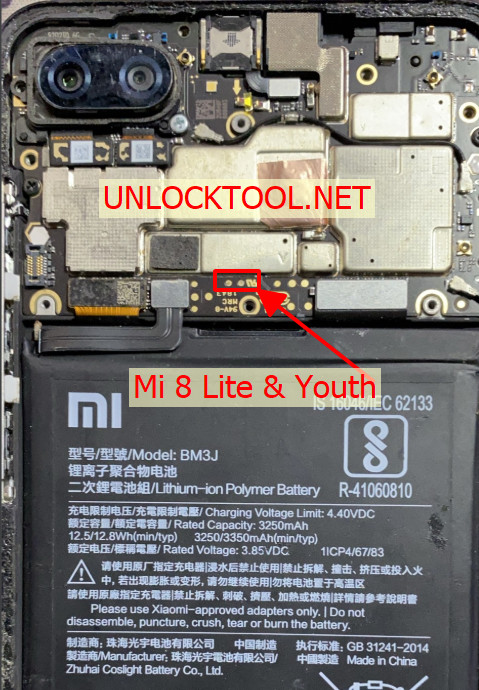 Xiaomi Mi 8 Lite Youth TestPoint | Test Point UnlockTool